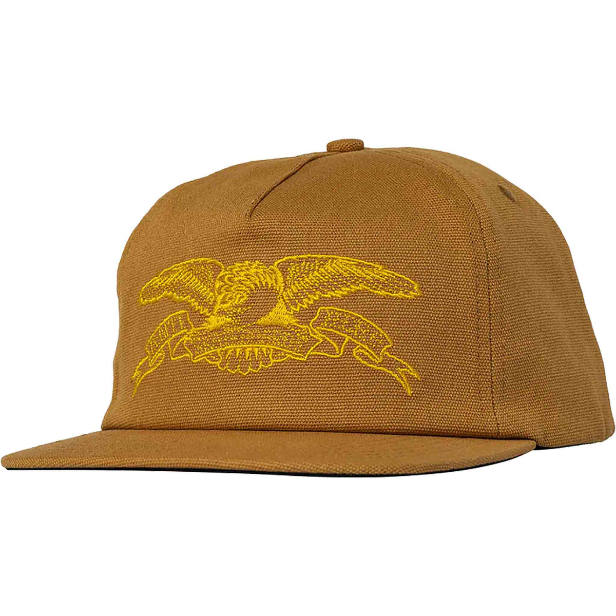 Anti Hero Basic Eagle Snapback Brown Gold – Sanction Skate And Snow