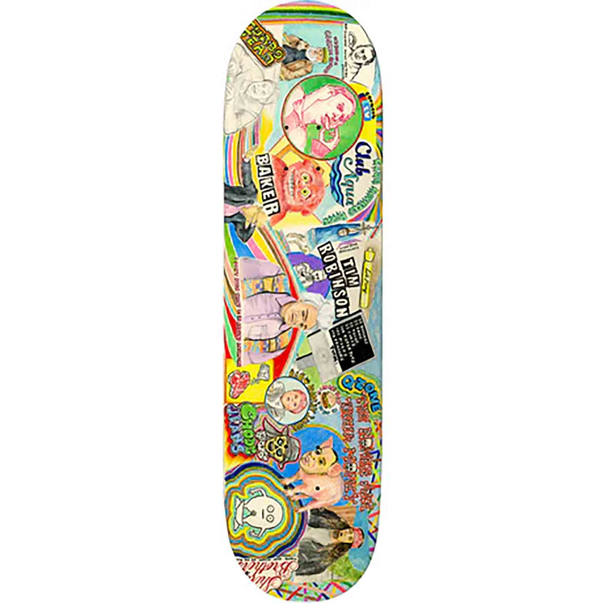Baker X Tim Robinson Reynolds Cosmic Gumbo 8.5" Skateboard Deck ...