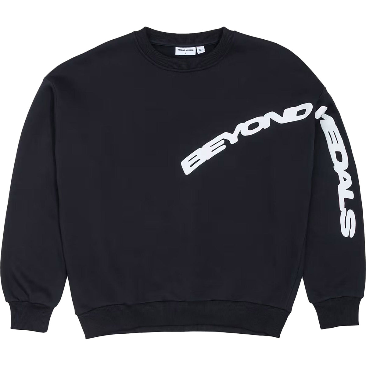 Beyond Medals Puff Crewneck Black – Sanction Skate And Snow