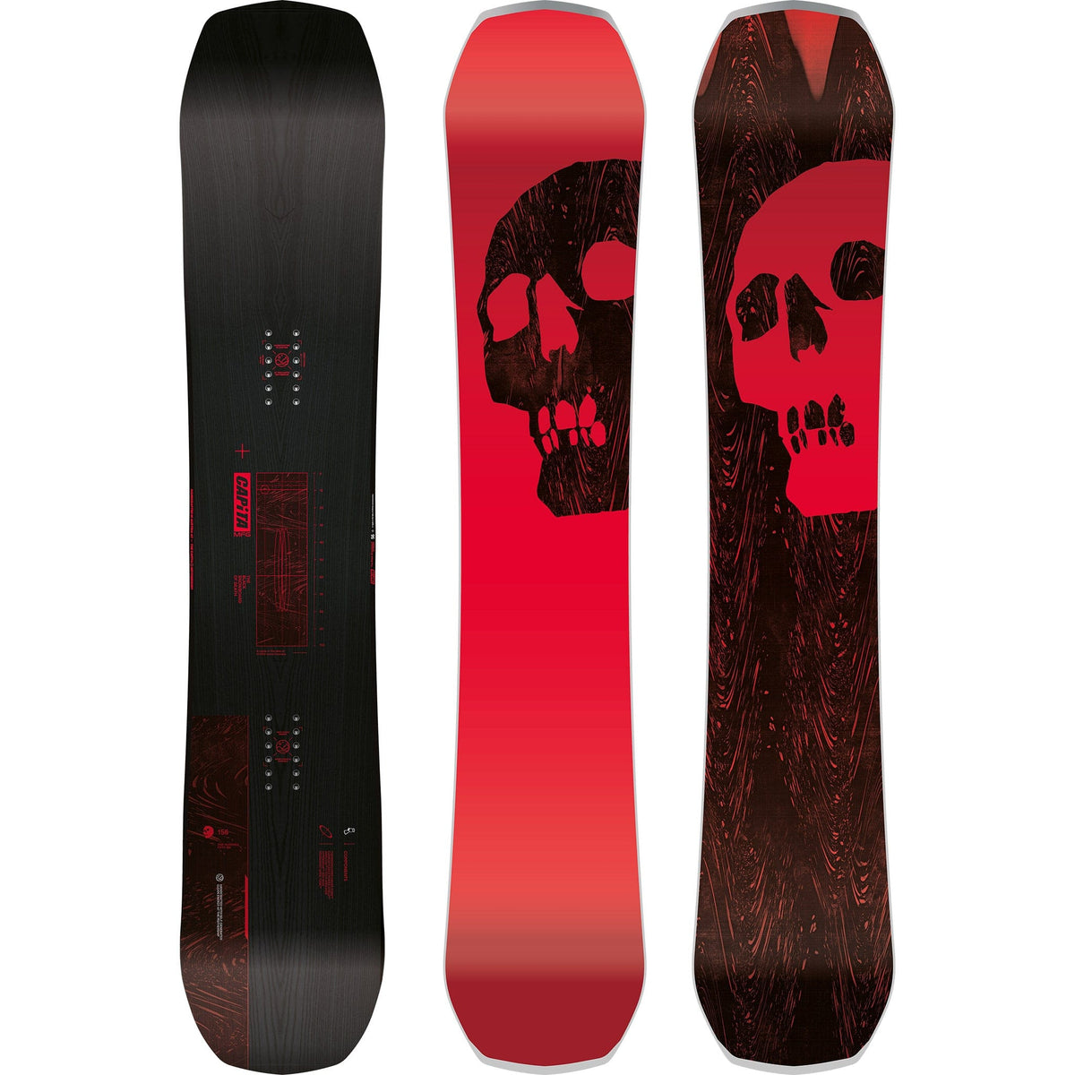 Capita Black Snowboard of Death Wide Snowboard 2025 – Sanction Skate ...