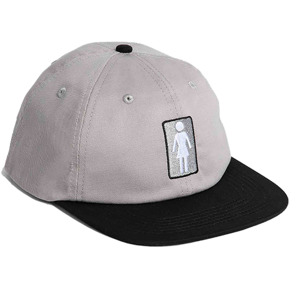 Girl Classic OG Snapback Hat Black Grey – Sanction Skate And Snow