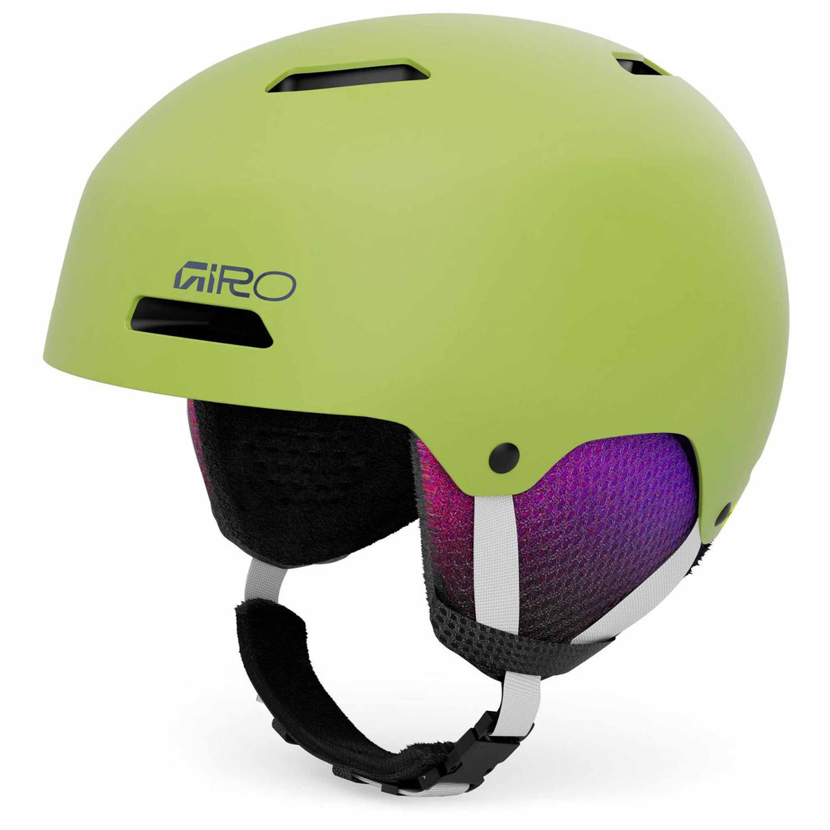 Giro Kids Crue CP Helmet Matte Flo Green – Sanction Skate And Snow