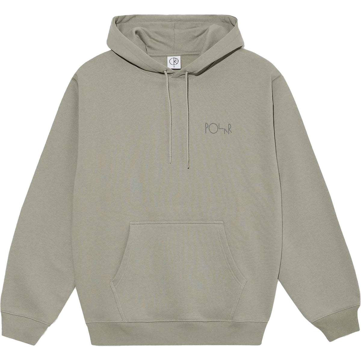 Polar Dave Hoodie Stroke Logo Vetiver - Sanction Skate And Snow