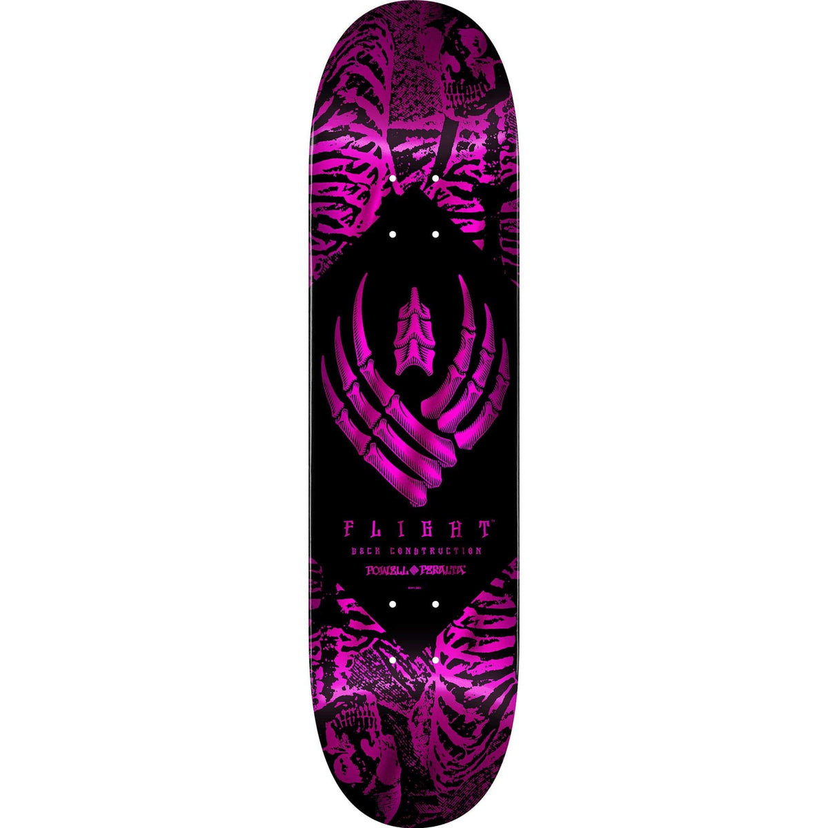 Powell Peralta Skeleton Flight 8" Skateboard Deck Pink Foil – Sanction ...