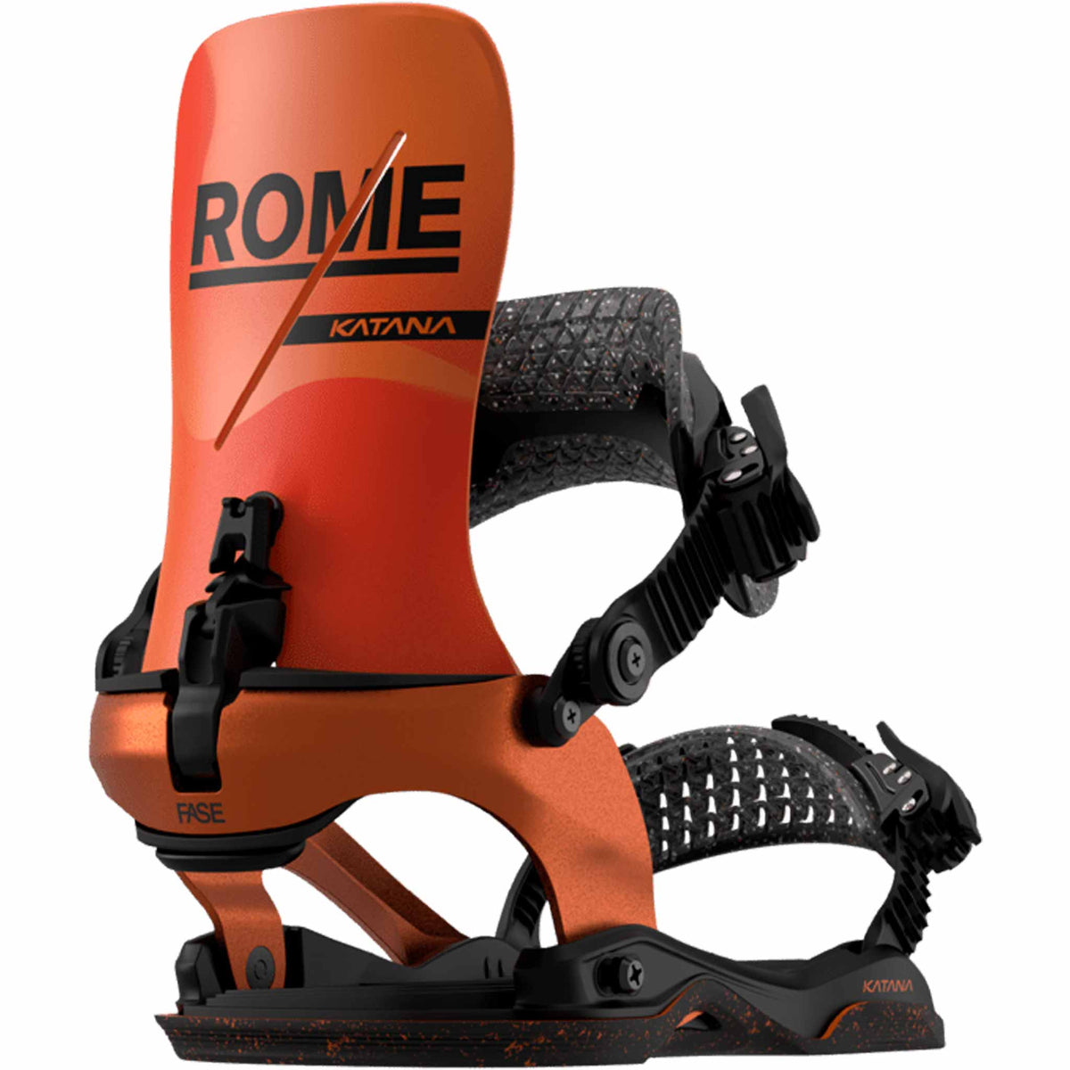 Rome Katana AW Fase Snowboard Binding Team Orange 2026 – Sanction Skate And Snow