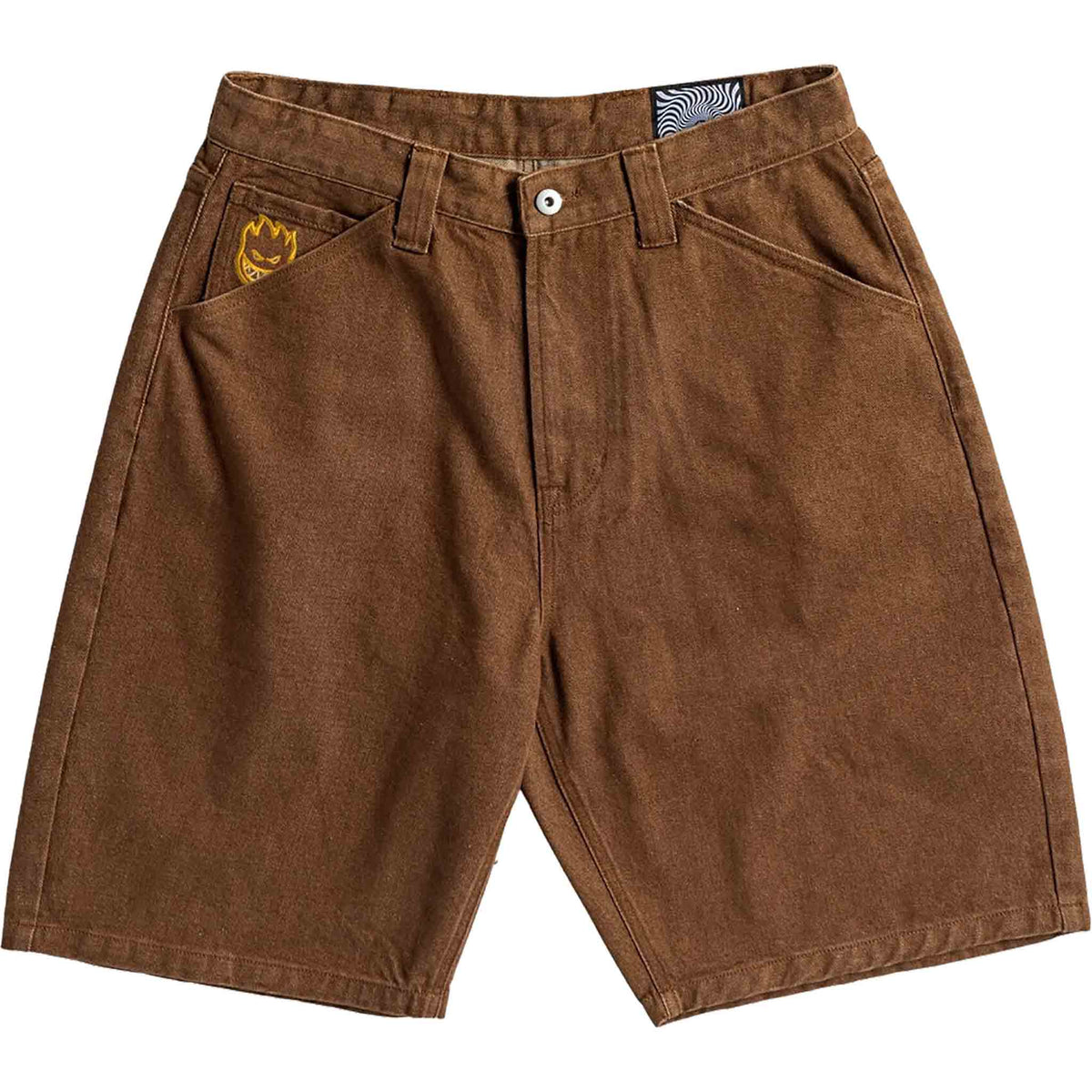 Spitfire Bighead Denim Shorts Brown – Sanction Skate And Snow