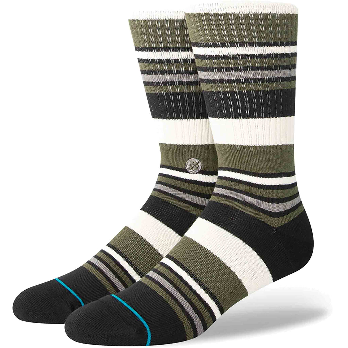 Stance Mossy Dark Green Crew Sock – Sanction Skate And Snow