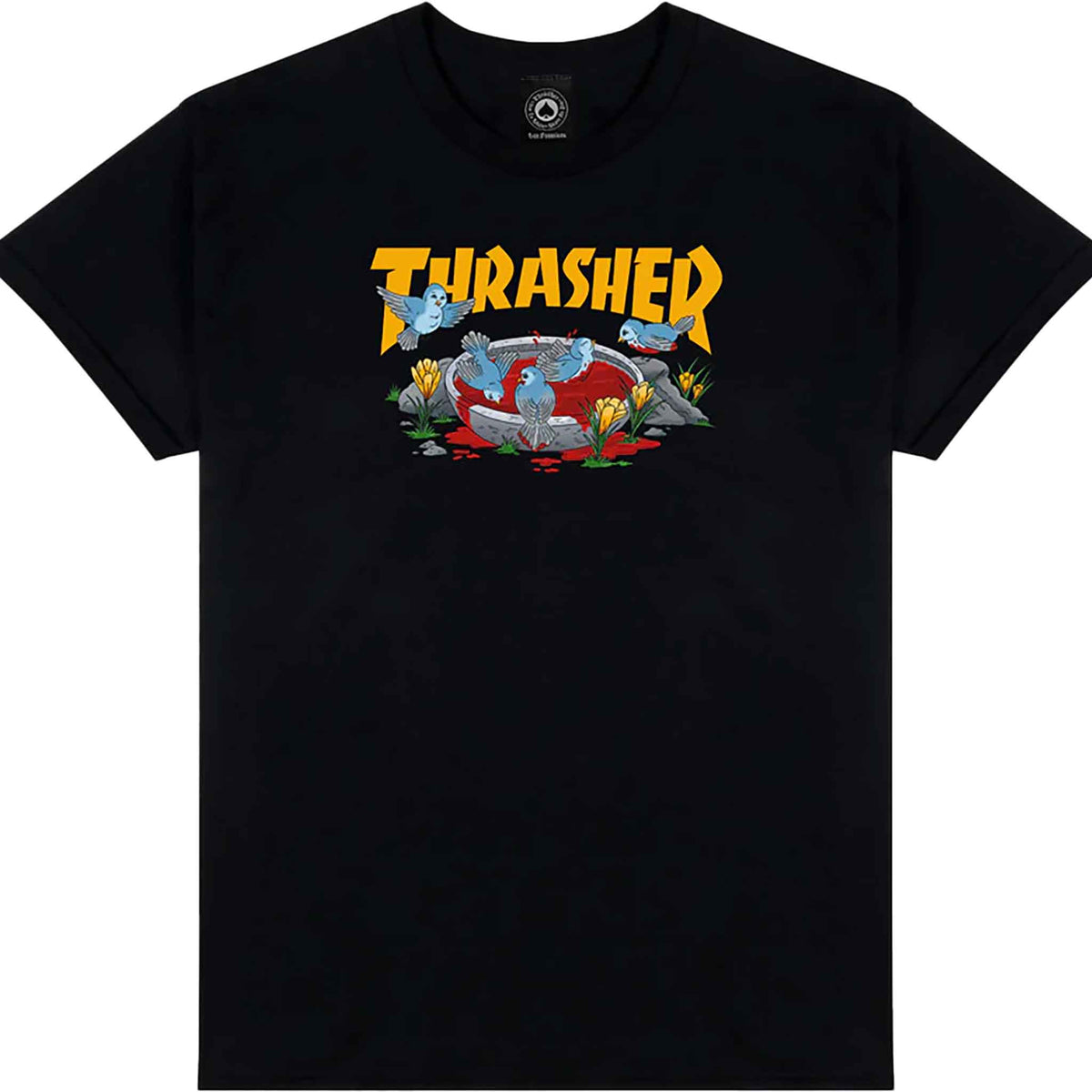 Thrasher Blood Bath Tee Black – T Shirt - Sanction Skate And Snow